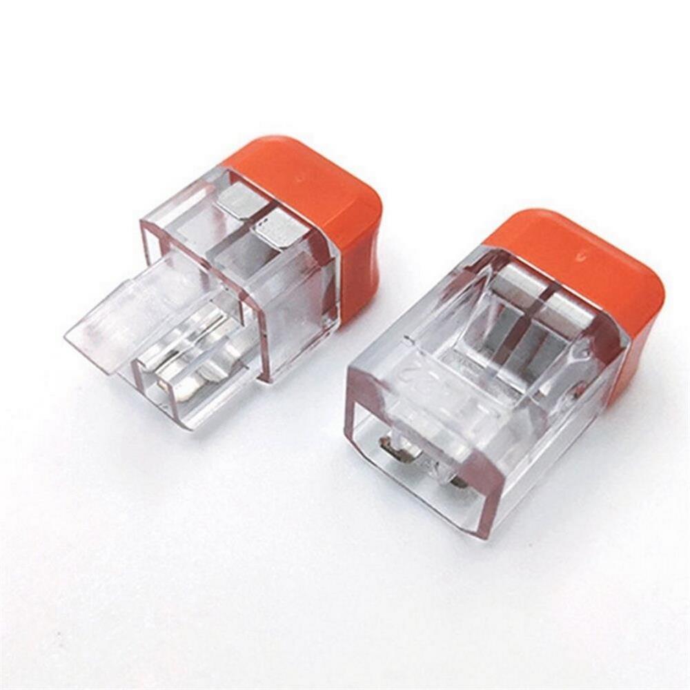 LT-22 2 Pin Transparent Quick Wire Connector Universal Compact ...